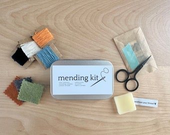 Miniature Mending/sewing Kit - Etsy