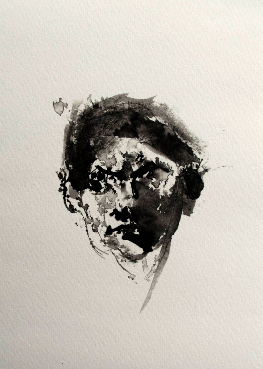 Abstract Ink Painting