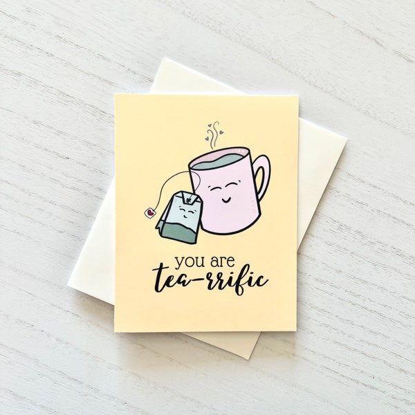 You Are Teariffic Card - Etsy