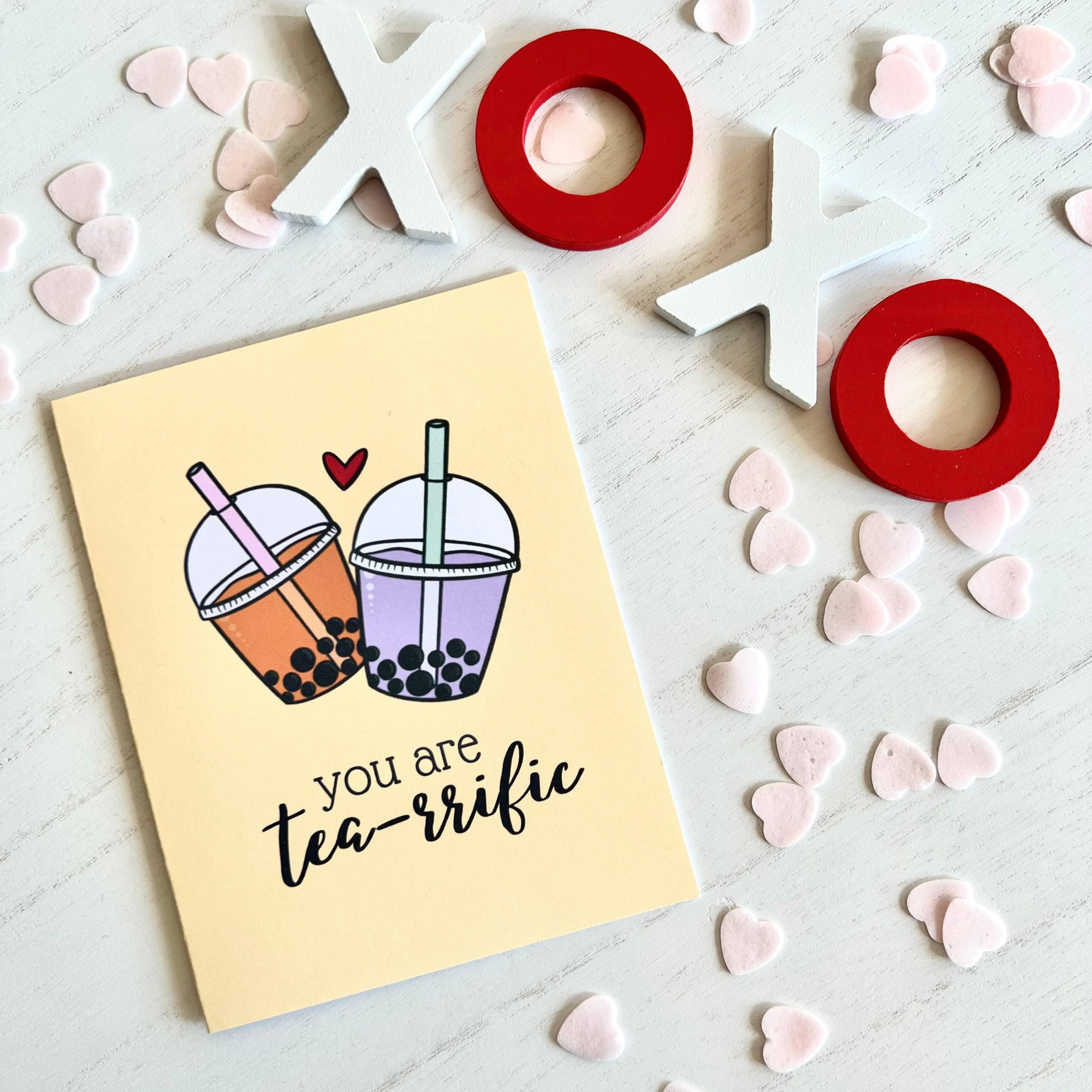 You Are Boba Tea-riffic Love, Anniversary, & Valentine's Day Couples ...