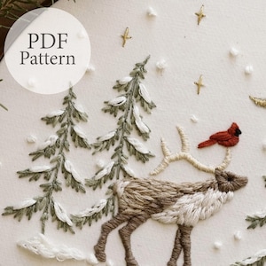 PDF Pattern - 8" Caribou & Cardinal - Bestselling Step by Step Beginner ...