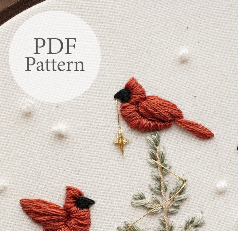 PDF Pattern Cardinals Decorating Step by Step Beginner | Etsy Canada