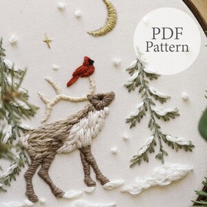PDF Pattern - 8" Caribou & Cardinal - Bestselling Step by Step Beginner ...