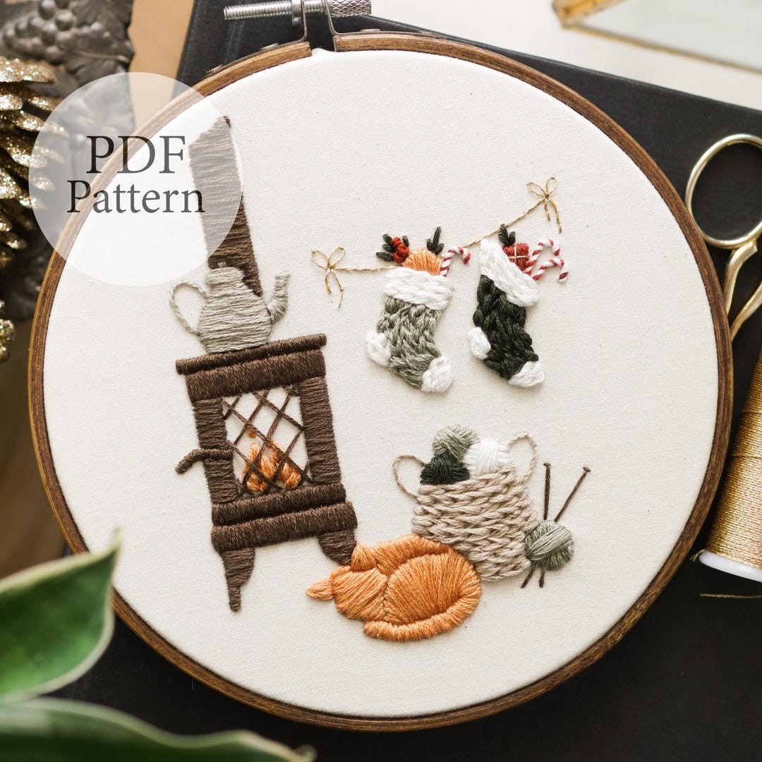 PDF Pattern - 6" Ginger Christmas Cat - Step by Step Beginner ...