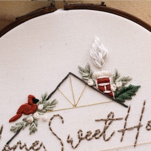 PDF Pattern - 6" Home Sweet Home - With Text Option - Step by Step ...