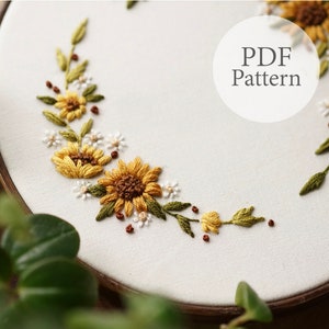 PDF Pattern - 6" Sunshine Wreath - With Text Option - Step by Step ...