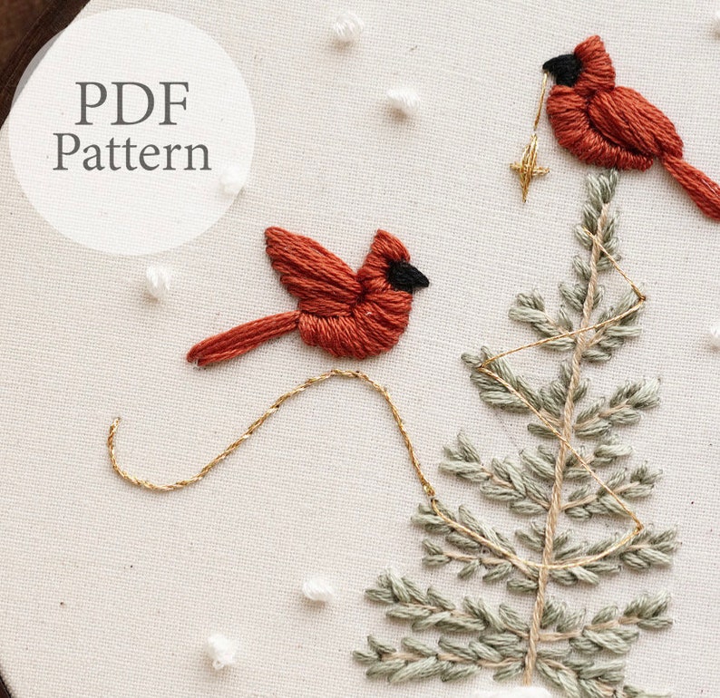 PDF Pattern Cardinals Decorating Step by Step Beginner | Etsy Canada