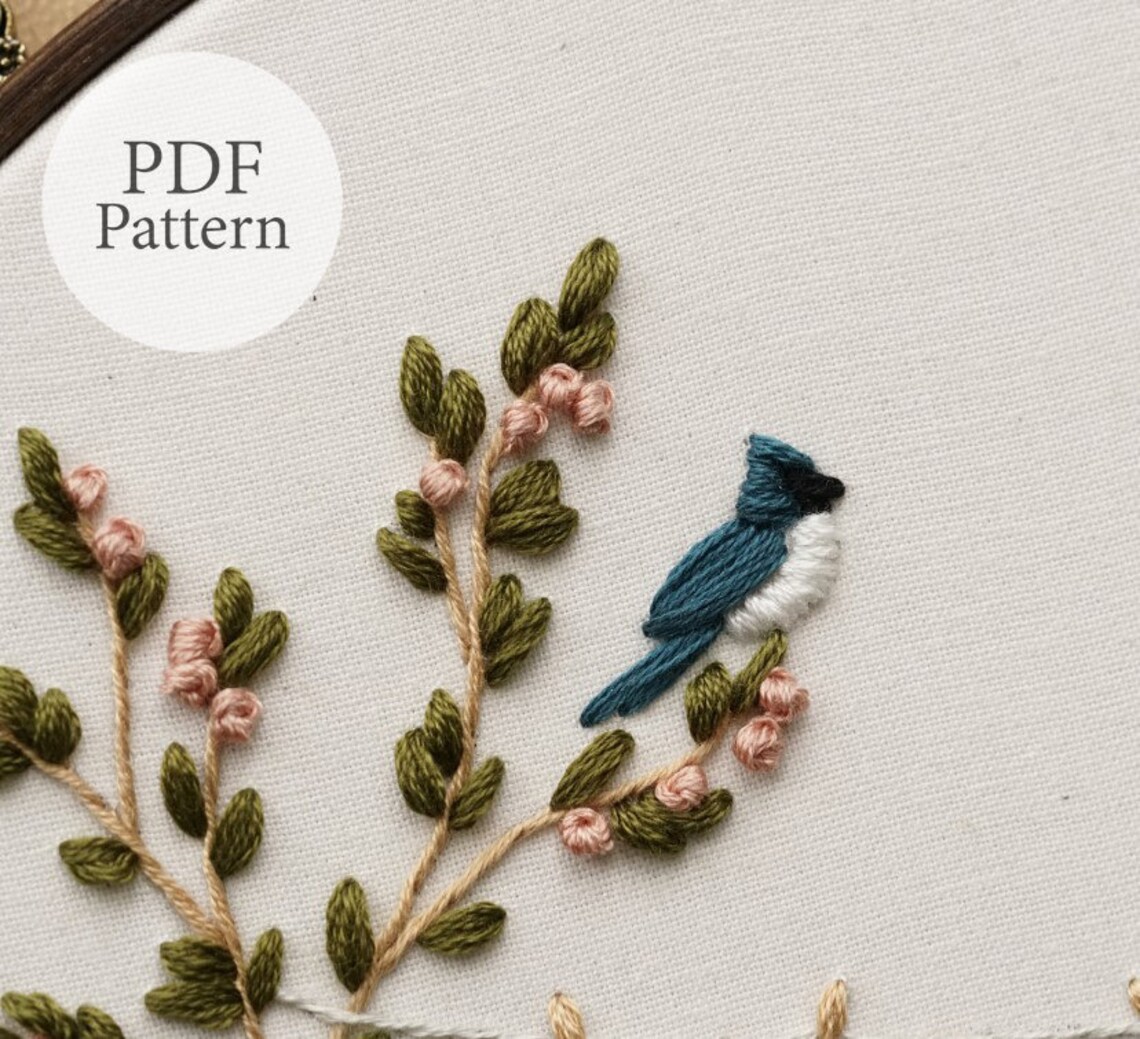 PDF Pattern - 8" Spring Cleaning - Step by Step Beginner Embroidery ...