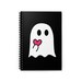Cute Ghost Notebook, Blank Notebook, Funny, Cute Ghost, Spiral Lined ...