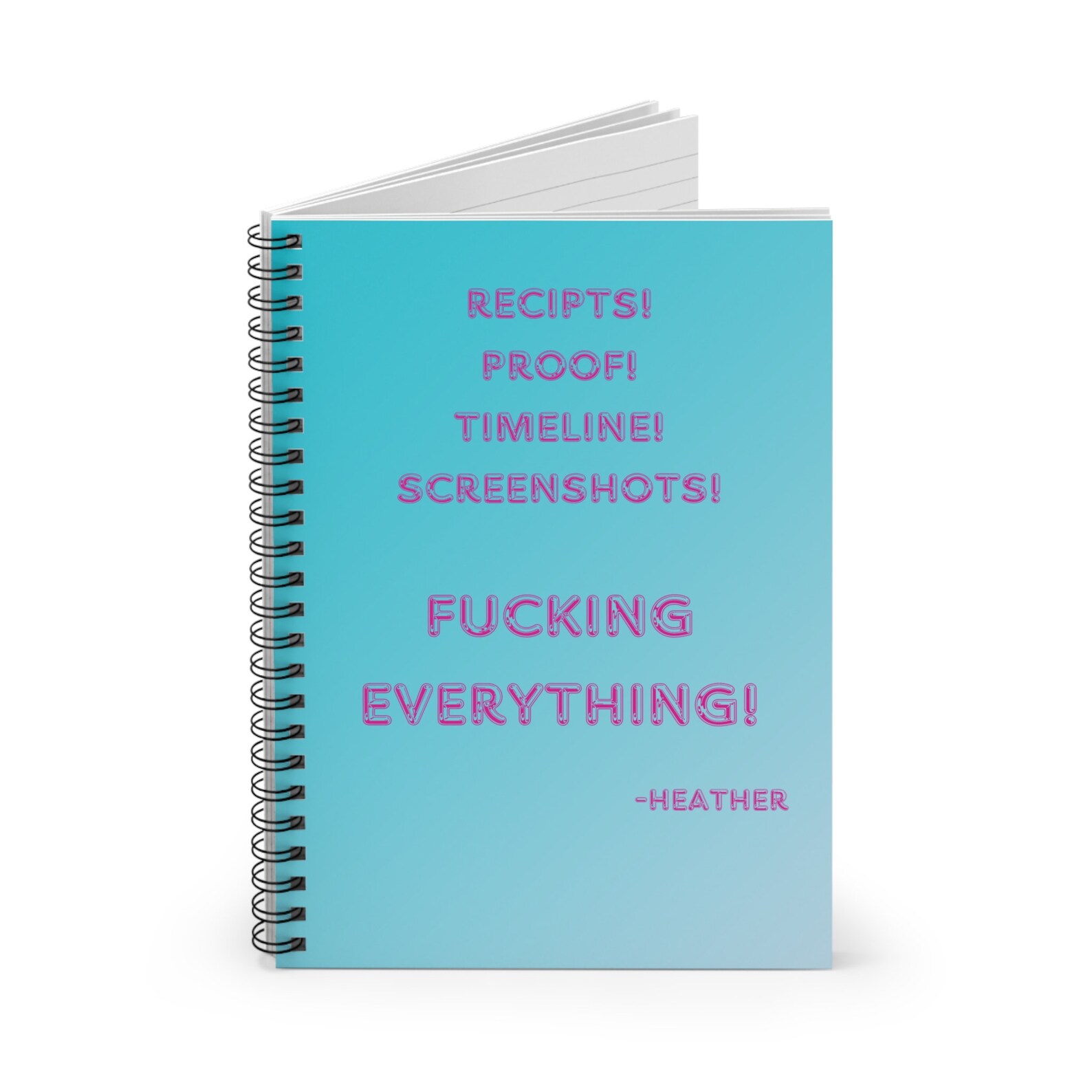 Receipts, Proof,timeline Real Housewives Notebook, Real Housewives of ...