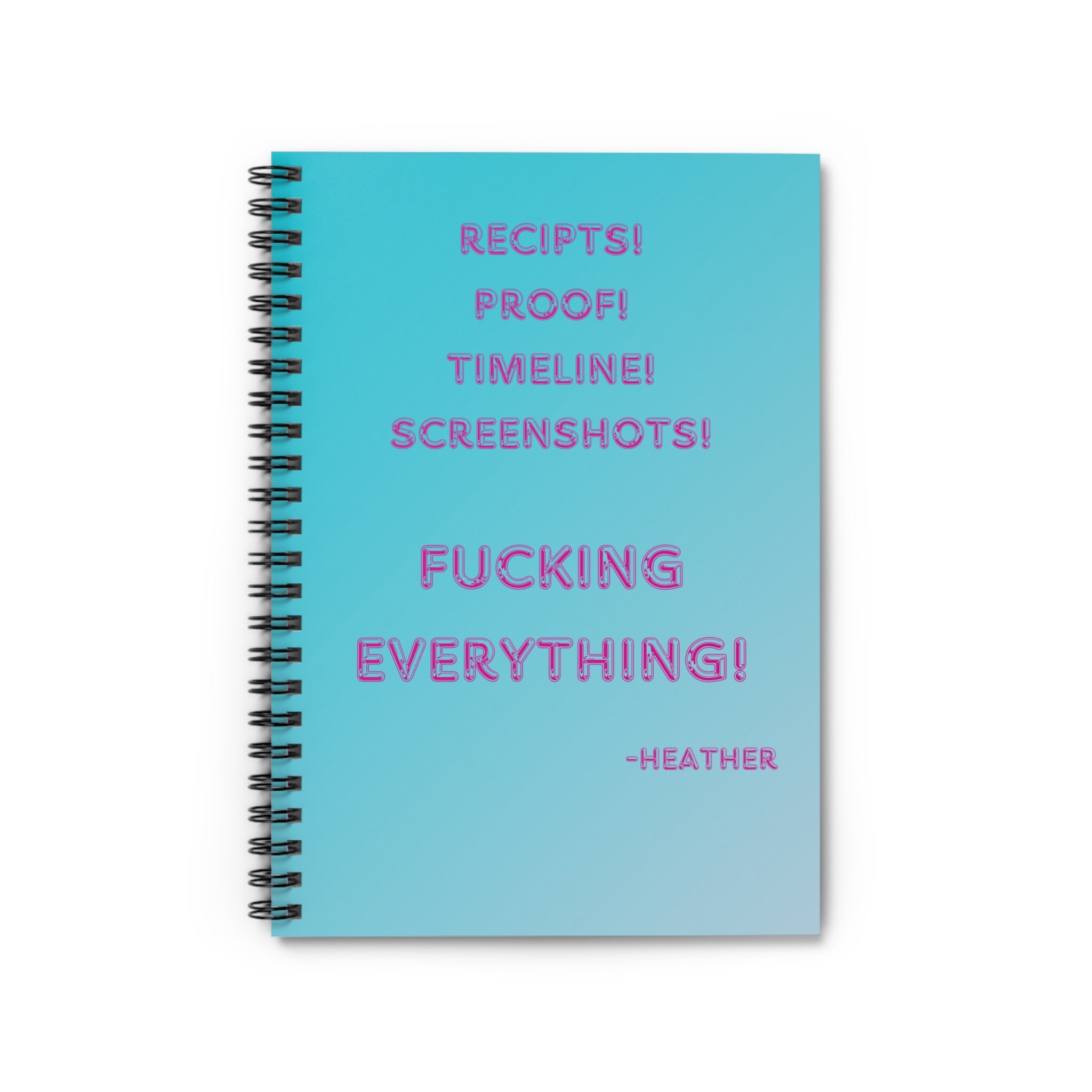 Receipts, Proof,timeline Real Housewives Notebook, Real Housewives of ...