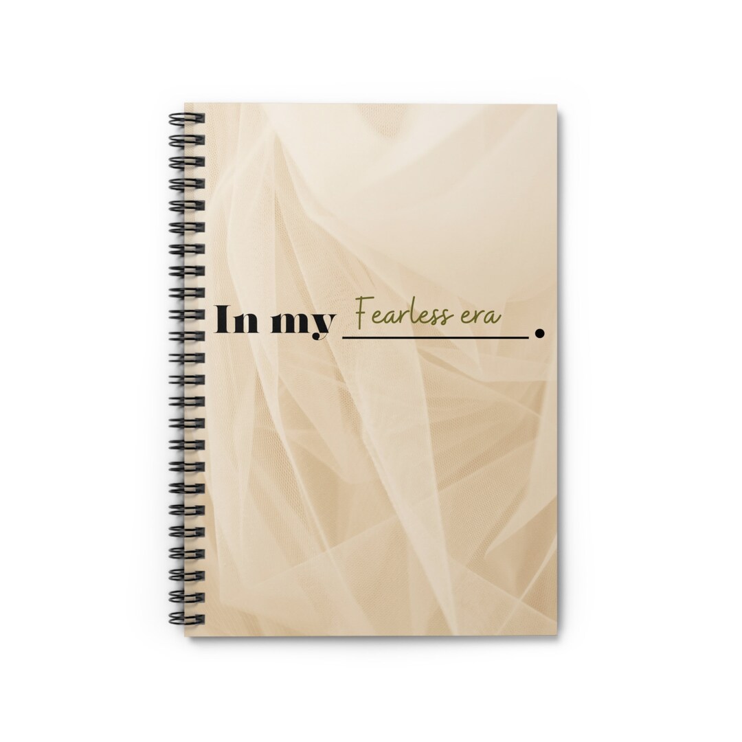 In My Fearless Era Notebook, Taylor Swift Notebook, Taylor Swift Merch ...