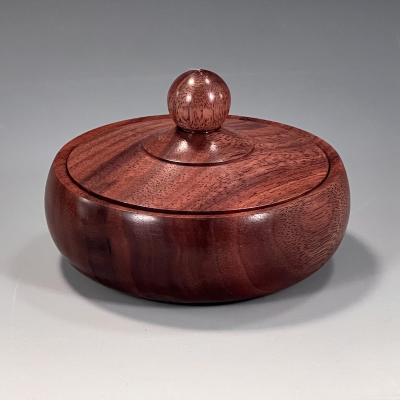 Wood Turned Box - Etsy
