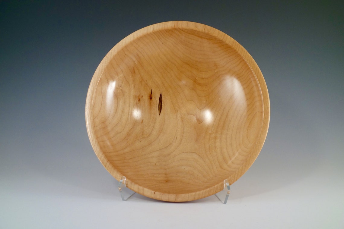 Woodturned Bowl, Salad Bowl, Fruit Bowl, Wood Turn Bowl, Lathe Turn Bowl, Maple Bowl - Etsy
