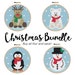 Christmas Cross Stitch Pattern: Snow Globe Winter Wonderland Bundle ...