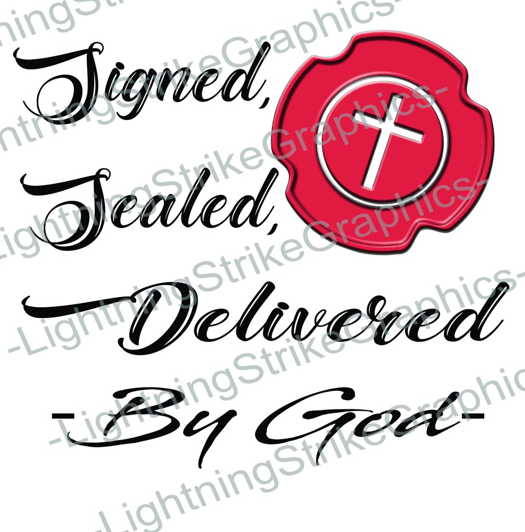 Signed by God Htp Png - Etsy