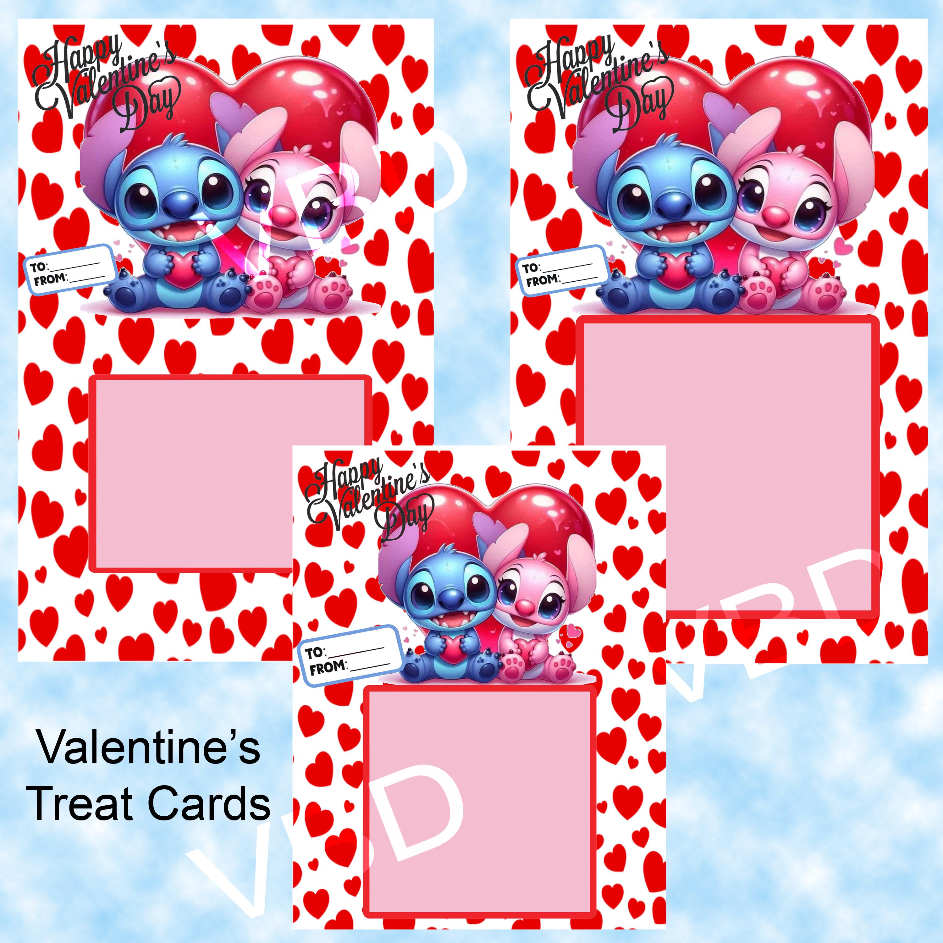 Valentine's Day Treat Card, Valentine's Day Card, Printable Card ...