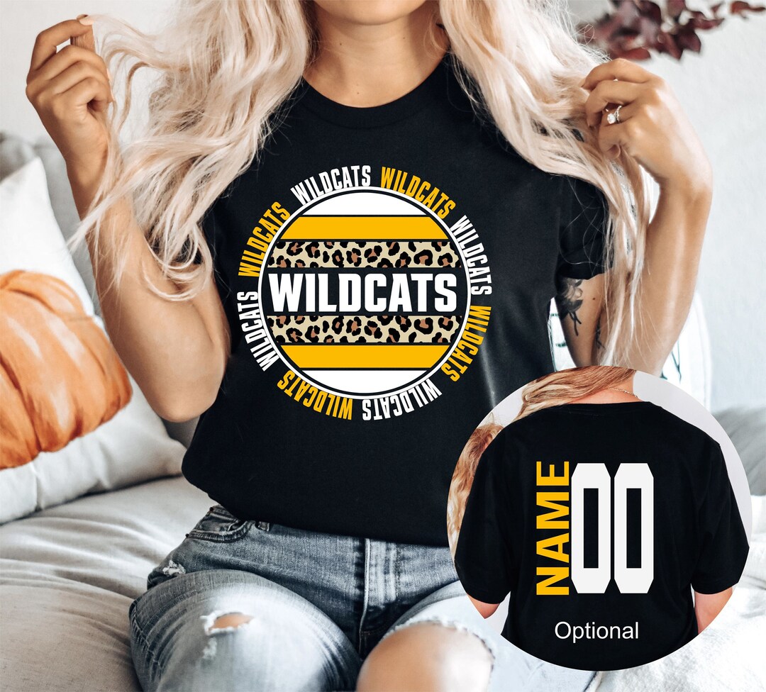 Wildcats Spirit Shirt, Wildcat Team Spirit Shirt, Sports Mom Shirt ...