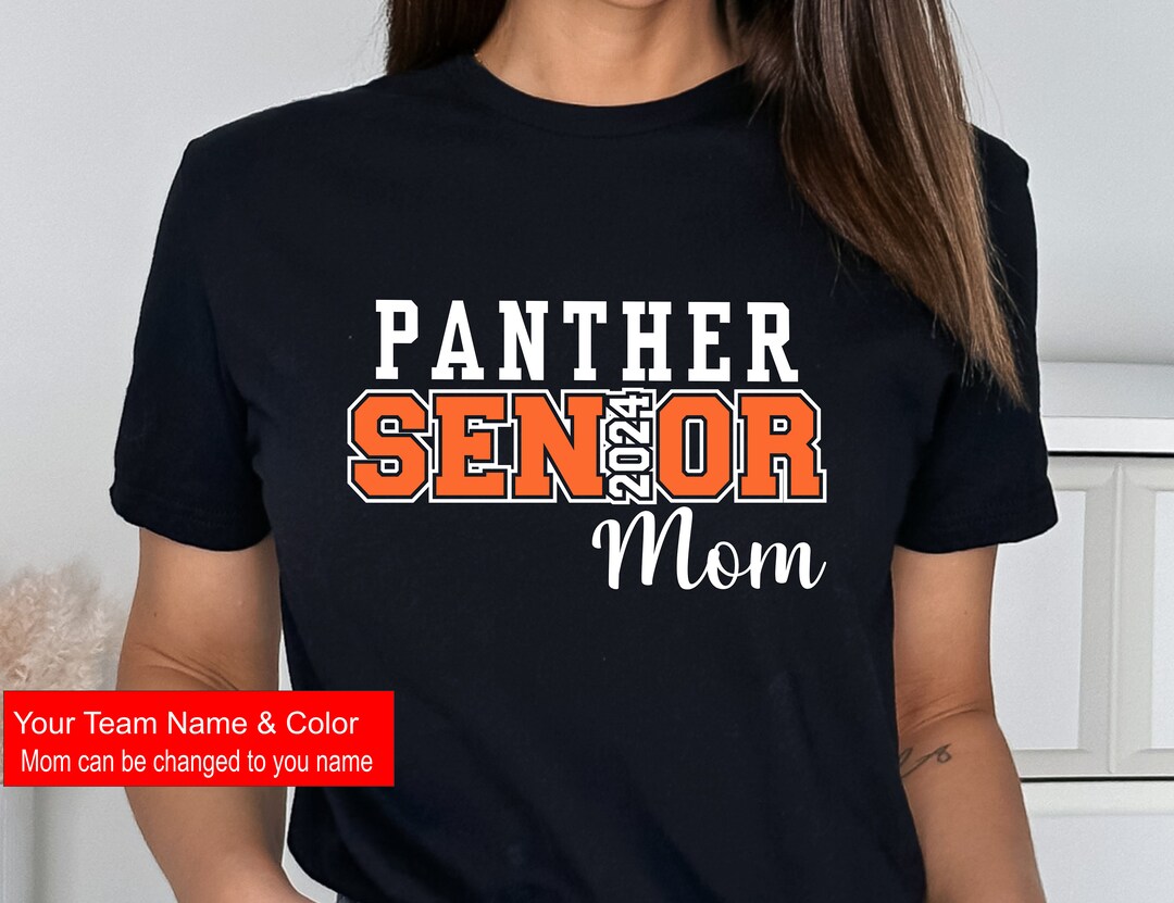 Custom Senior Mom T-shirt, Personalized Senior Mom Shirt, Senior Mom ...