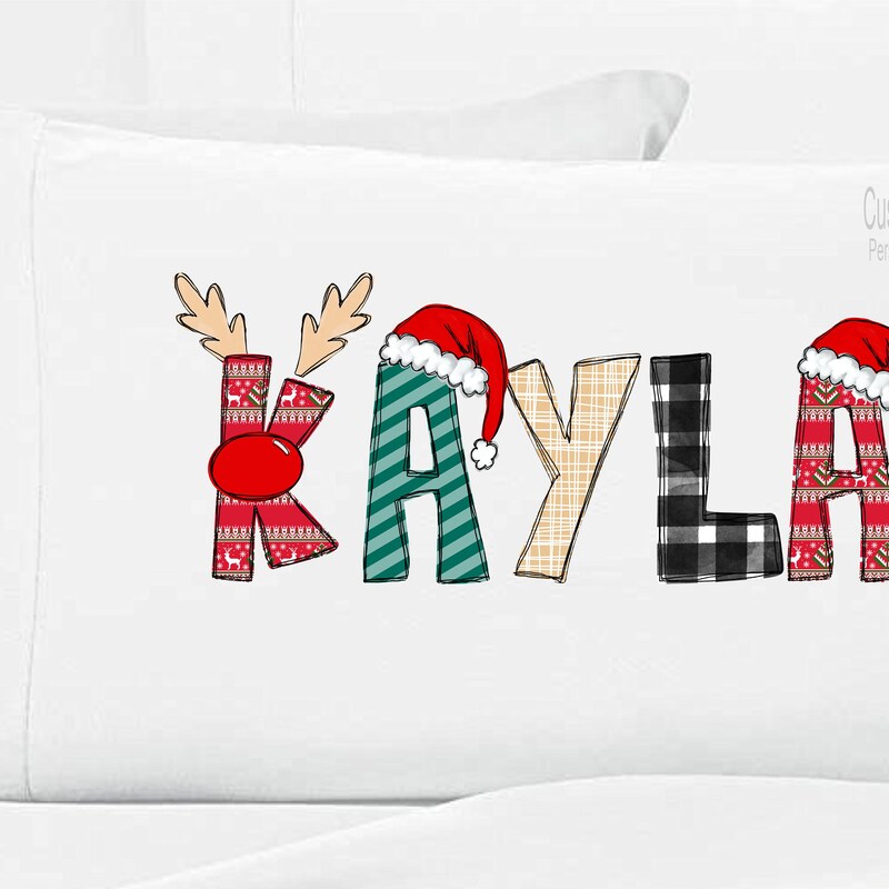 Christmas Pillowcase - Etsy