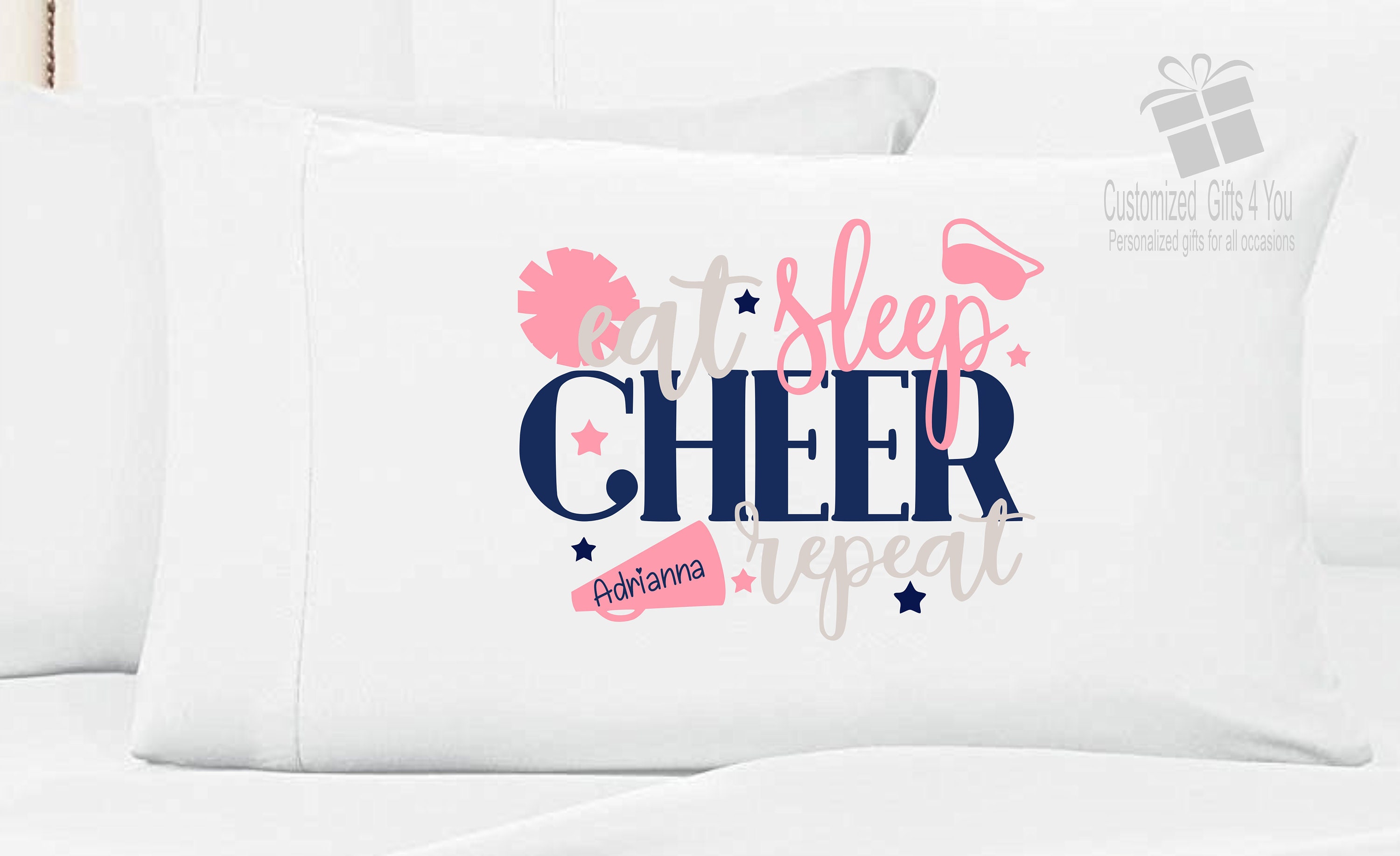 Personalized Cheer Pillow Case Cheerleader Pillow Case Cheer - Etsy