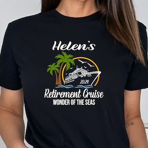 Retirement Cruise Shirt, Personalized Retirement Cruisin Crew Shirt ...