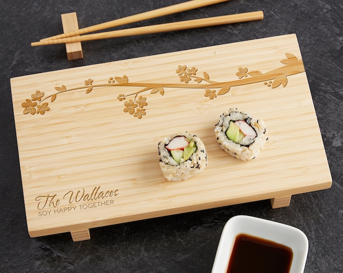 Sushi Board | Sushi Tray | Sushi Serving Tray | Sushi Serving Plate ...