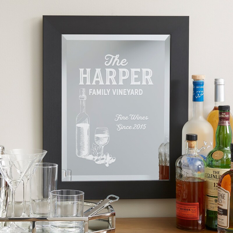 Etched Glass Bar Sign - Etsy