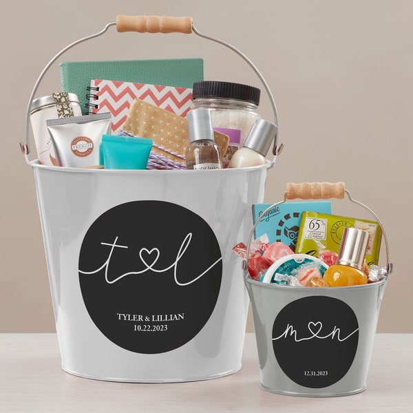 Metal Buckets for Wedding - Etsy