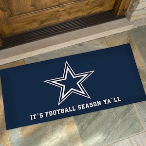 NFL Dallas Cowboys Personalized Doormat, Football Gift, Personalized ...