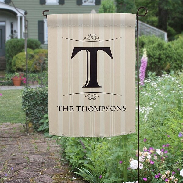 Monogram Garden Flag - Etsy