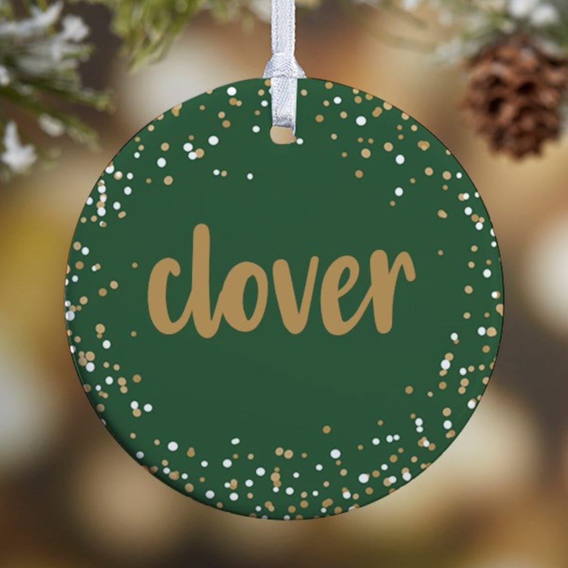 Sparkling Name Meaning Personalized Ornament Custom - Etsy