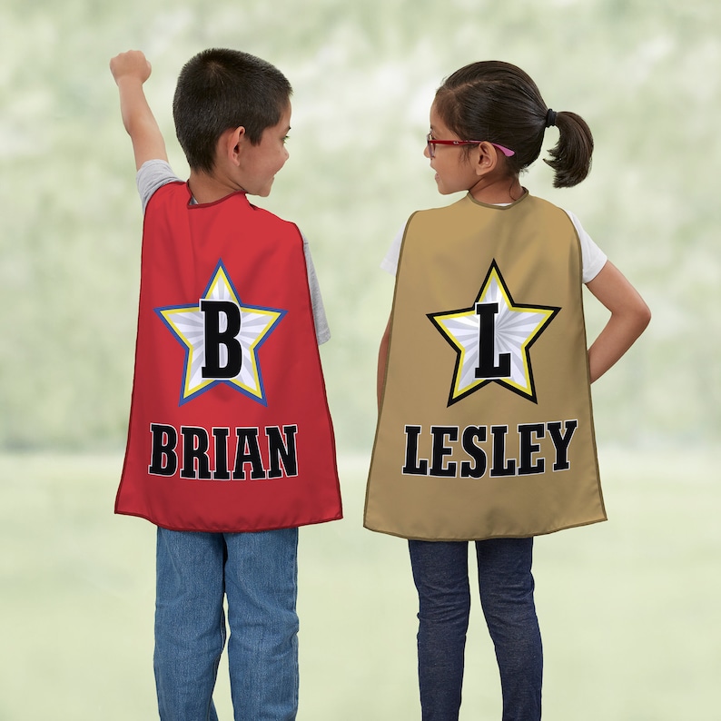 Super Star Personalized Kid's Cape, Gifts for Kids, Halloween Costumes ...