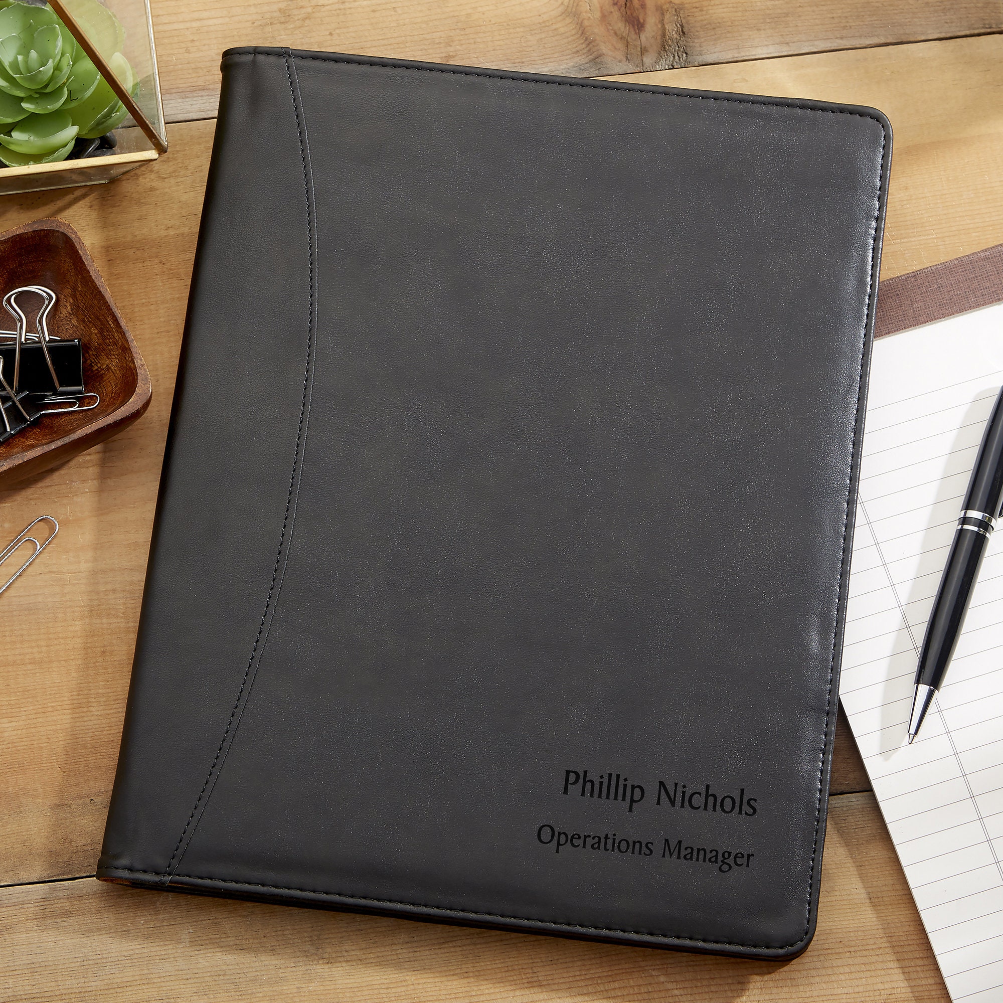 Signature Series Personalized Full Pad Portfolio, Office Gifts ...