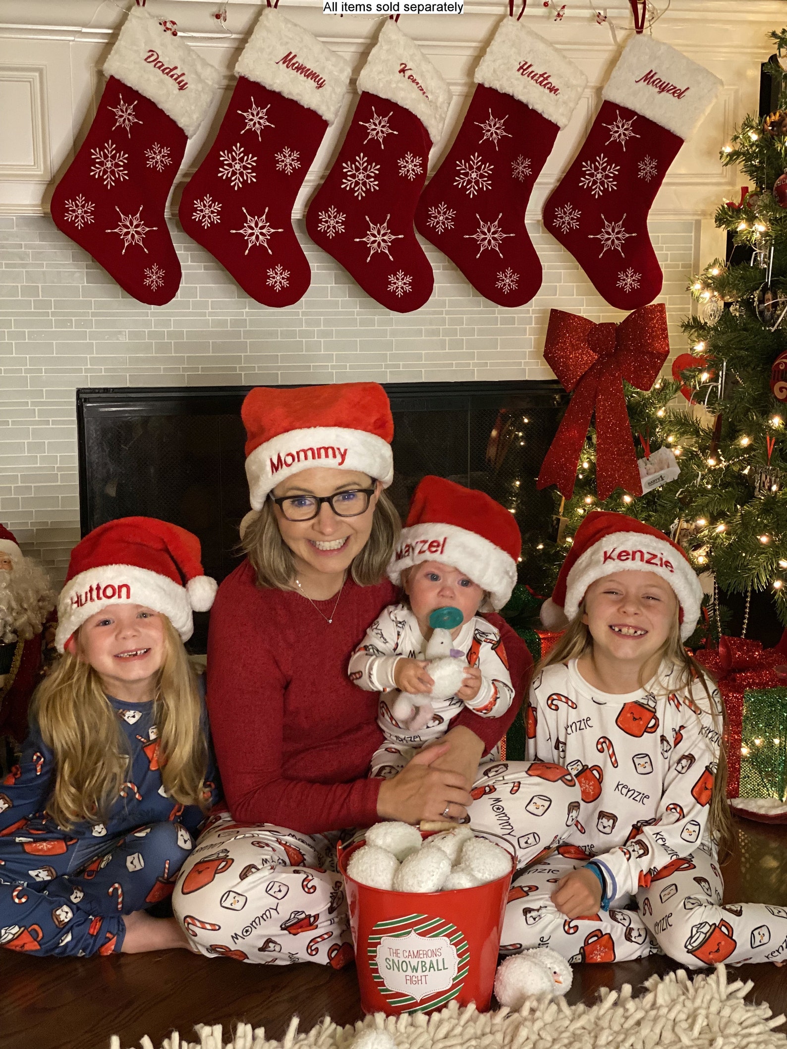 Baby Classic Fleece Personalized Santa Hat, Custom Santa Hats, Hats for ...