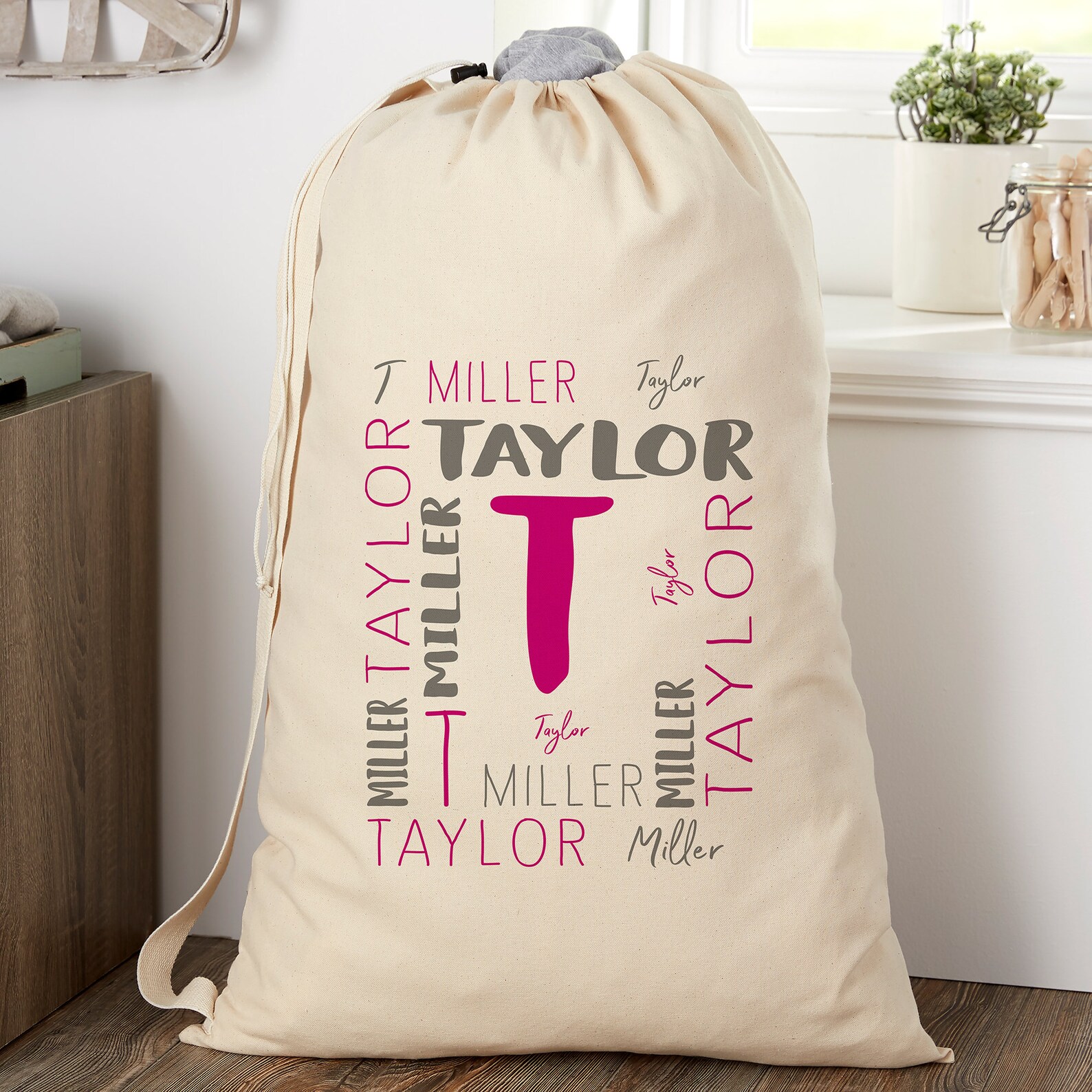 Notable Name Personalized Laundry Bag Laundry Bag Gift for - Etsy