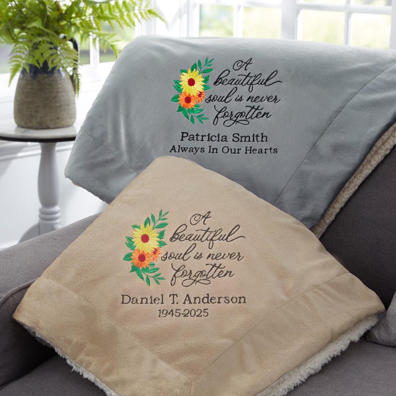 Funeral Home Gifts Tribute Blankets - 60+ Gift Ideas for 2026
