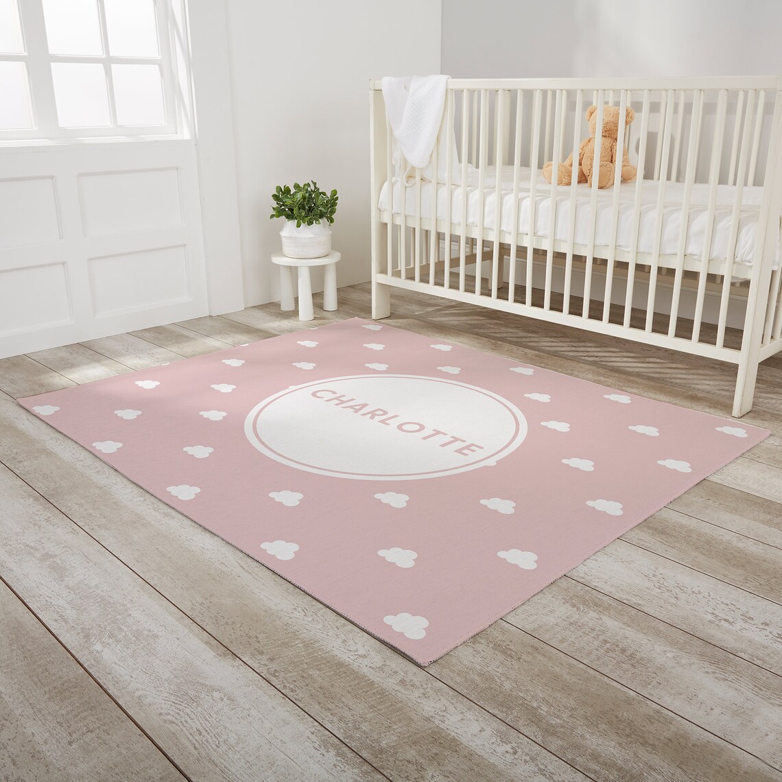 Simple and Sweet Personalized Area Rug Personalized Rug - Etsy