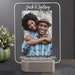 Romantic Personalized Light up Glass LED Frame, Romantic Gifts, Gifts ...