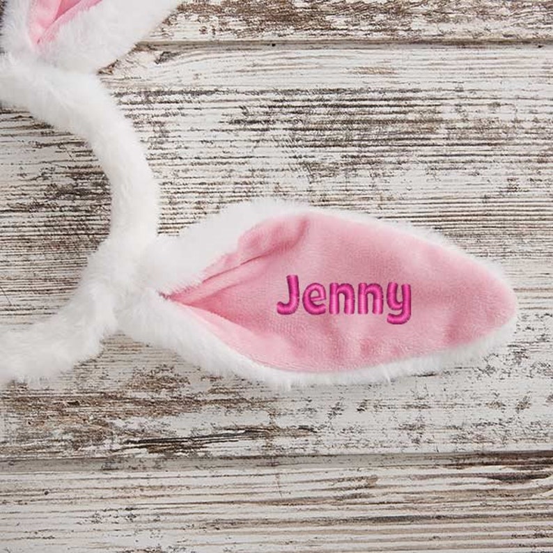 Embroidered Easter Bunny Ear Headband, Easter Headband, Easter ...