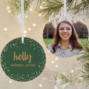Sparkling Name Meaning Personalized Ornament, Custom Ornaments ...