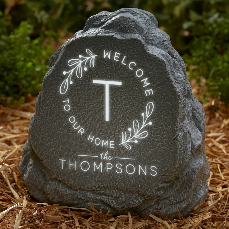 Landscape Rock Engraved - Etsy