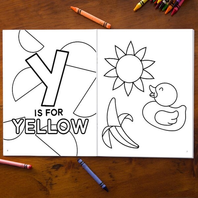 My First Coloring Book Personalized Coloring Activity Book & - Etsy