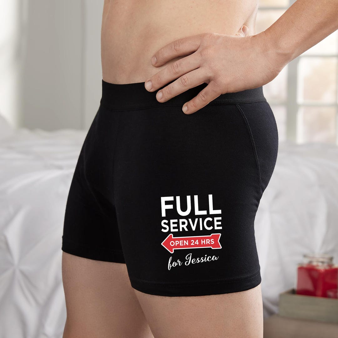 Full Service Personalized Boxer Briefs, Funny Gift, Humorous Gift ...
