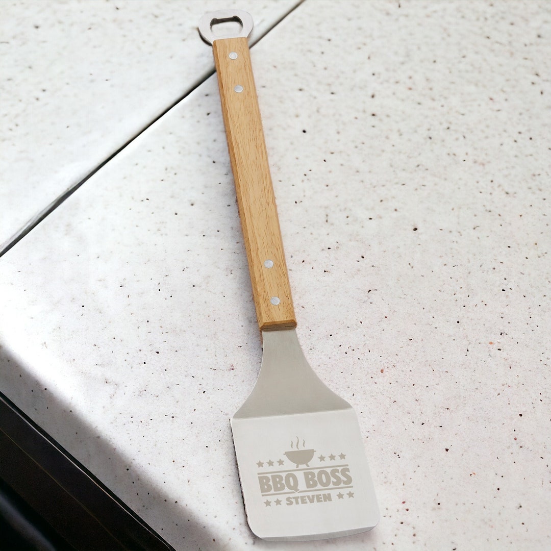BBQ Boss Personalized Stainless Steel Spatula, Gifts for Him, Father's ...