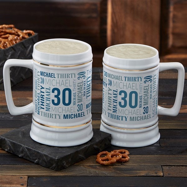 Ceramic Beer Stein - Etsy