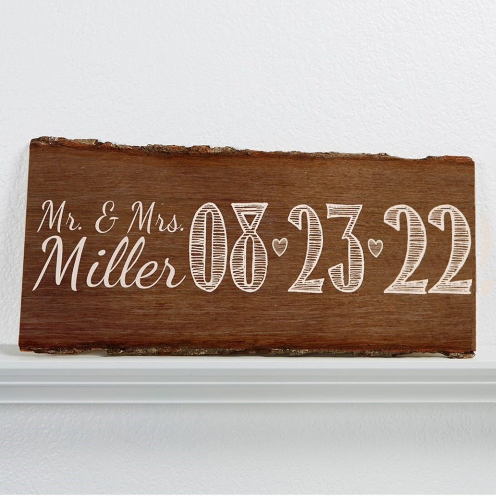 Our Wedding Date Personalized Plank Sign Wedding Gifts - Etsy