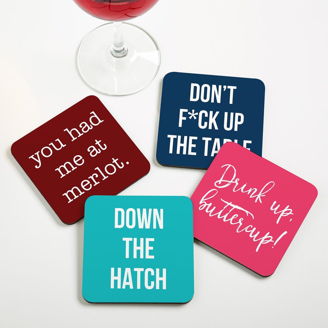 Write Your Own Expressions Personalized Coaster, Mom Gifts, Auntie ...