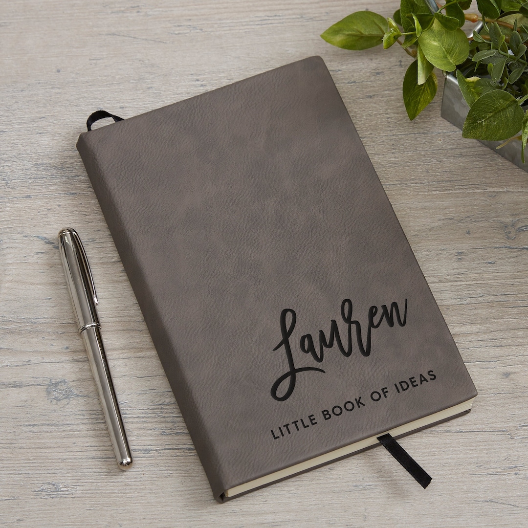 Script Name Personalized Writing Journal, Journal, Engraved Journal ...