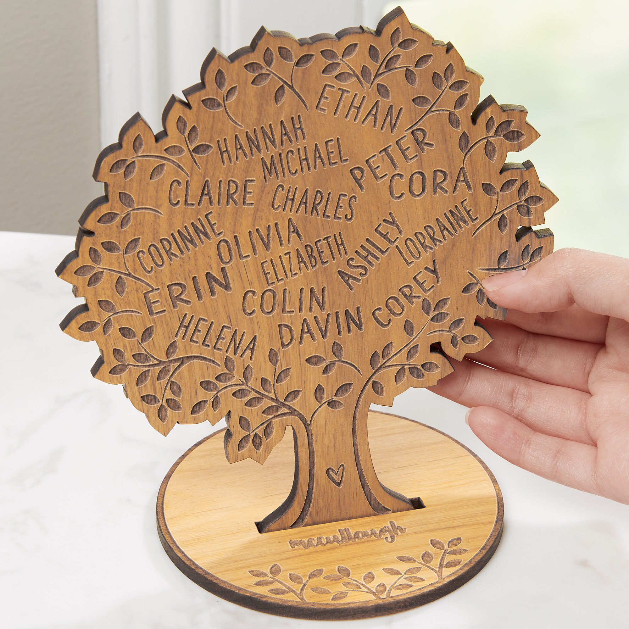 Family Tree of Life Personalized Wood Keepsake Family - Etsy